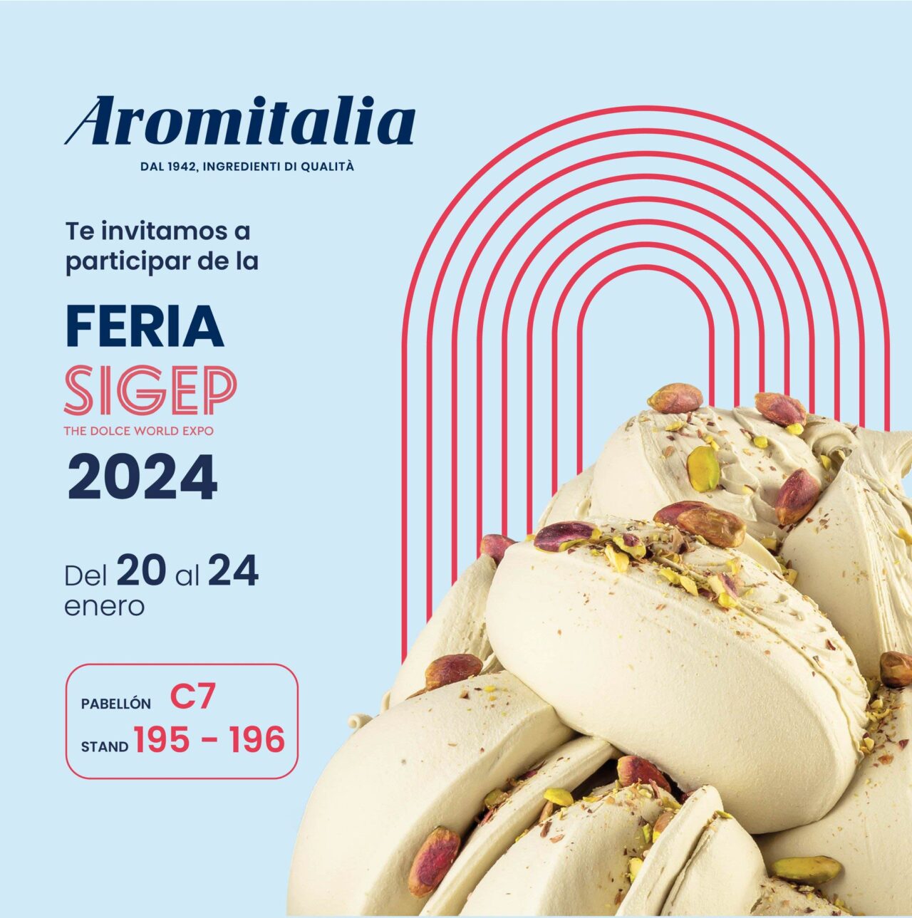 ¡Te esperamos en SIGEP 2024! - Aromitalia Colombia